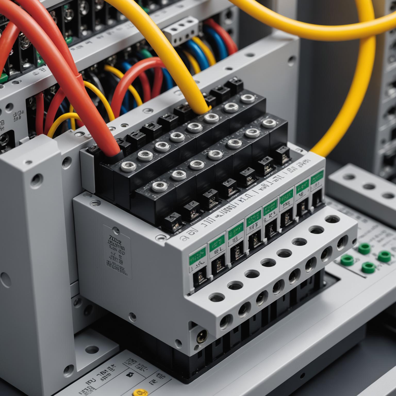 Feed terminal block: Wiring is crucial