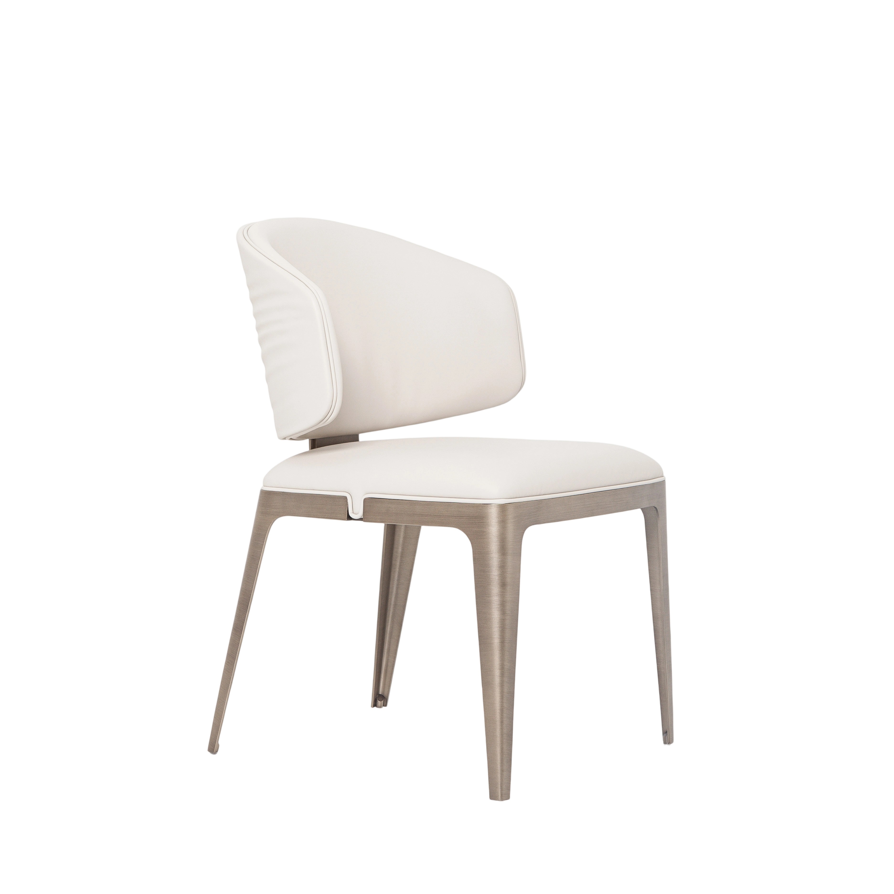 Wavy Metal Side Chair: Art in Furniture Design